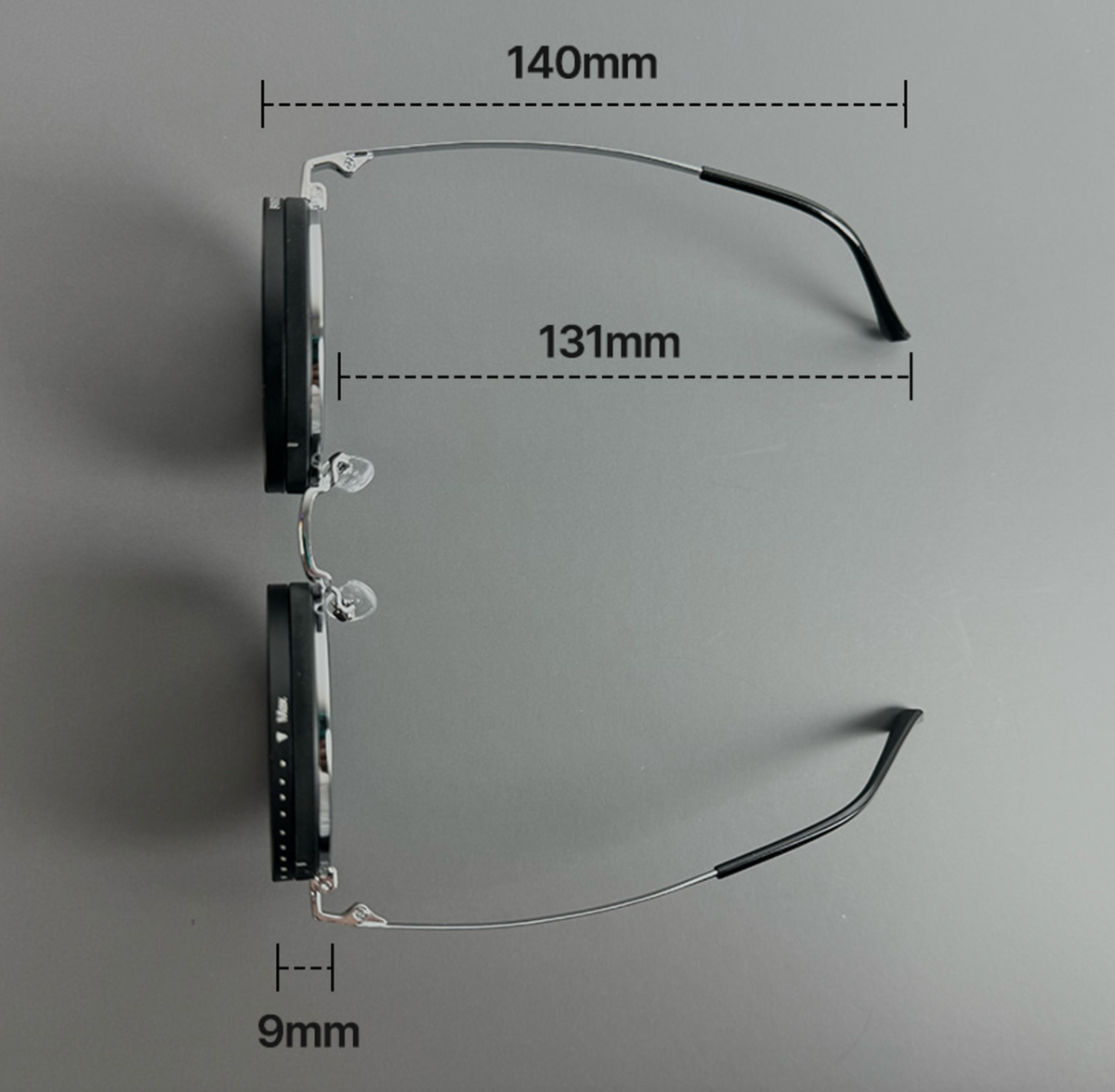 Adjustable Tint Sunglasses with Built-in ND Filter (Polarized)